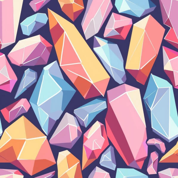 Download Colorful Geometrical Crystals Seamless Pattern Patterns Online ...