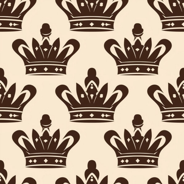 Download Seamless Crown Pattern Patterns Online - Creative Fabrica