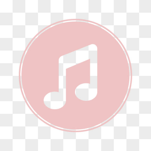Descarga Símbolo de nota musical rosa PNGs En Línea - Creative Fabrica