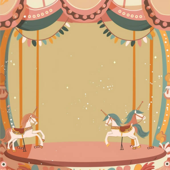 Download Colorful Carousel for Children's Celebrations Backgrounds ...