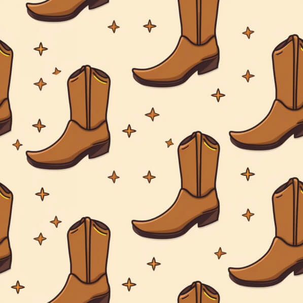 Download Brown Cowboy Boots Seamless Pattern Patterns Online - Creative ...