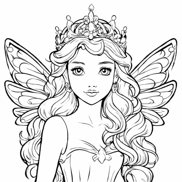 Dibujos Para Colorear Hadas