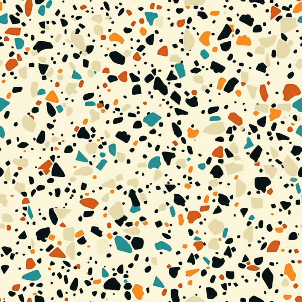 Download Colorful Tile Pattern with Orange, Blue, and Green Spots ...