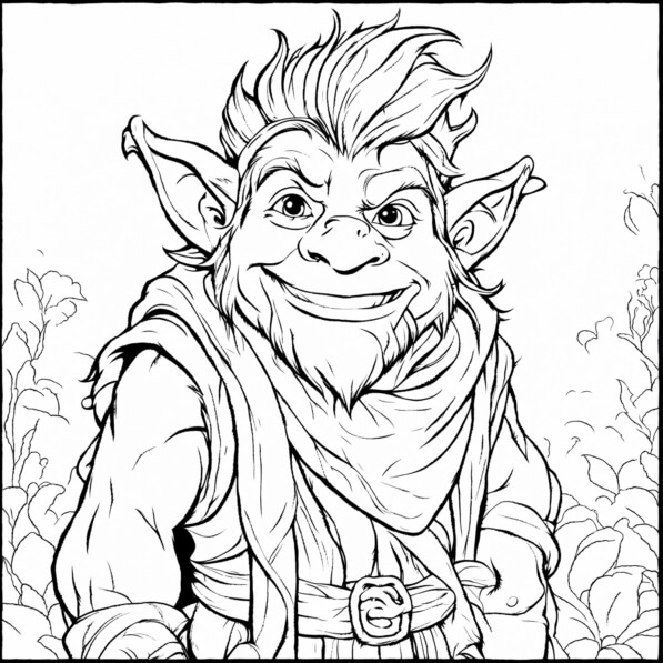 Download Troll Coloring Page from Dungeons and Dragons Coloring pages ...