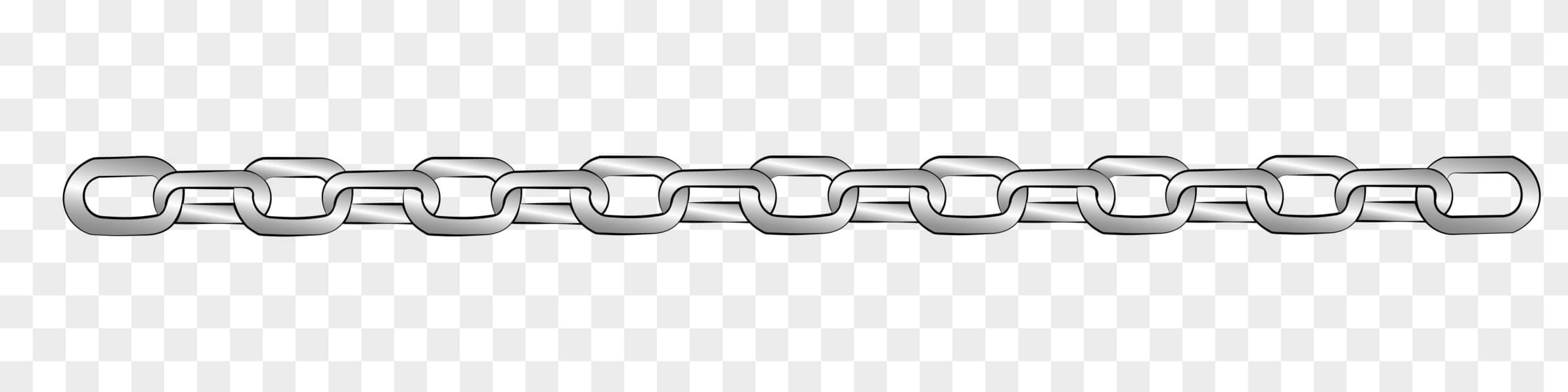 Download Silver Chain Link Illustration PNGs Online - Creative Fabrica