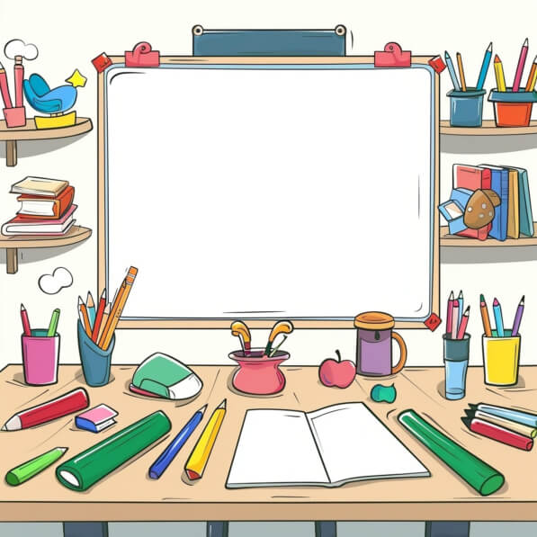 Descarga Salón de Clases con Útiles Escolares Fondos En Línea ...