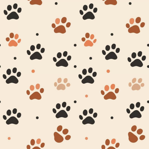 Download Seamless Paw Print Pattern Patterns Online - Creative Fabrica