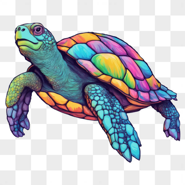 Download Colorful Turtle Artwork Cartoons Online - Creative Fabrica