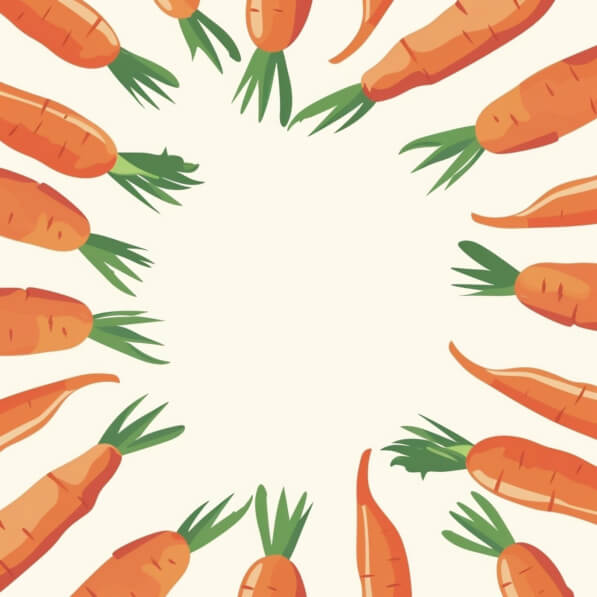 Download Circular Arrangement of Carrots Backgrounds Online - Creative ...