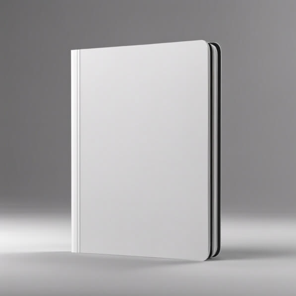 Download White Open-Faced Book on Gray Background Mockups Online ...