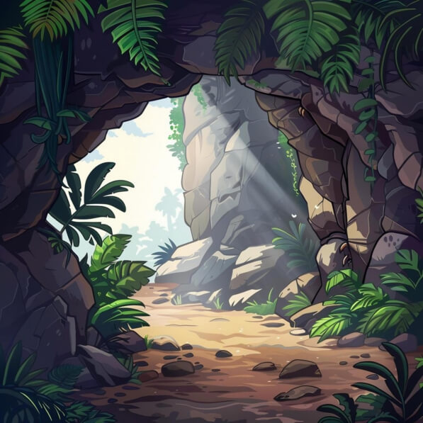 Download Jungle Grot Ingang in de Wildernis Achtergronden online op ...
