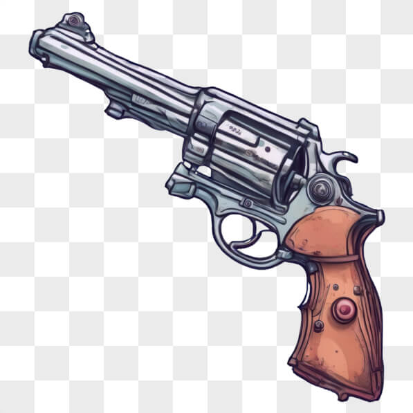 Baixe Ilustração de um Revólver Cartoons - Creative Fabrica