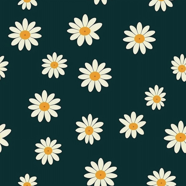 Download White and Yellow Daisy Seamless Pattern Patterns Online ...