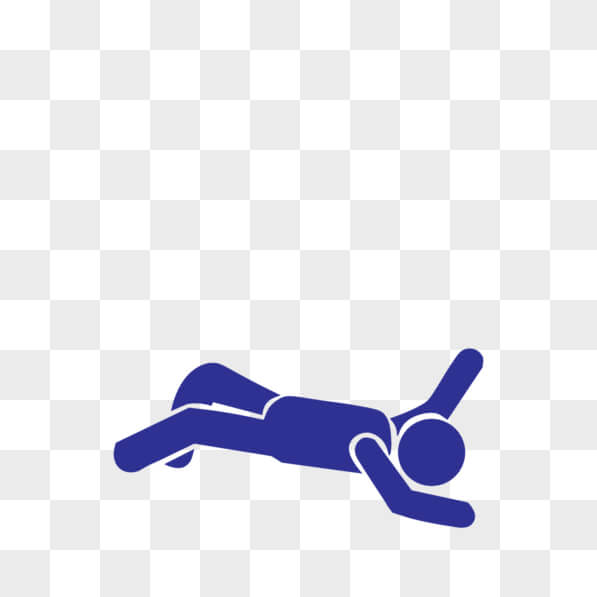 Download Upside-Down Figure Laying on Back PNGs Online - Creative Fabrica