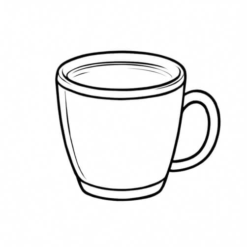 Download Educational Drawing: Coffee Cup with Steam Coloring pages ...