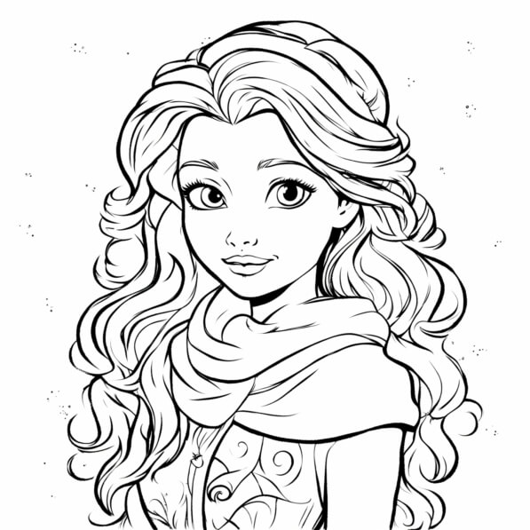 Download Girl Coloring Pages with Disney Characters Coloring pages ...