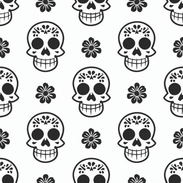 Suikerschedels Tekenen