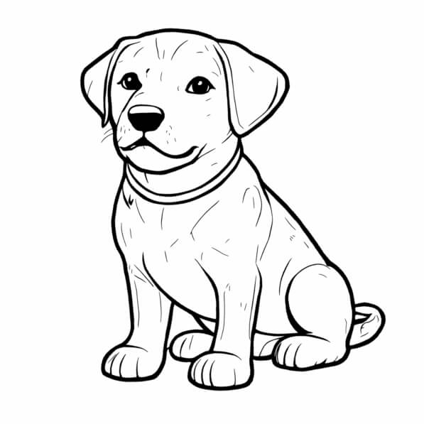 Download Educational Dog Coloring Page Coloring pages Online - Creative ...