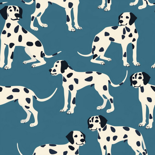 Download Seamless Pattern of Dalmatian Dogs and Various Dog Breeds ...