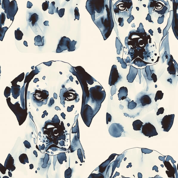 Download Seamless Dalmatian Dogs Pattern Patterns Online - Creative Fabrica