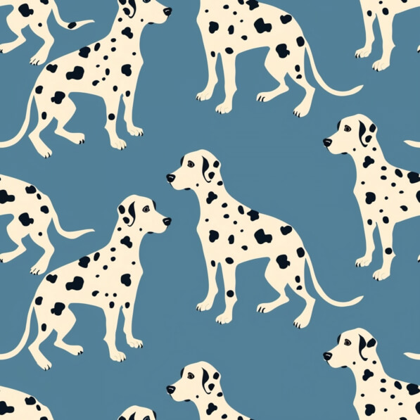 Download Seamless Dalmatian Dog Pattern Patterns Online - Creative Fabrica