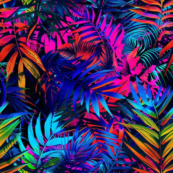 Scarica Sfondo Tropicale Colorato con Foglie di Palma Patterns Online ...