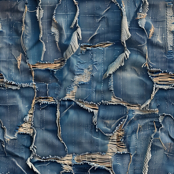 Download Torn Blue Denim Fabric with Small Holes Patterns Online ...