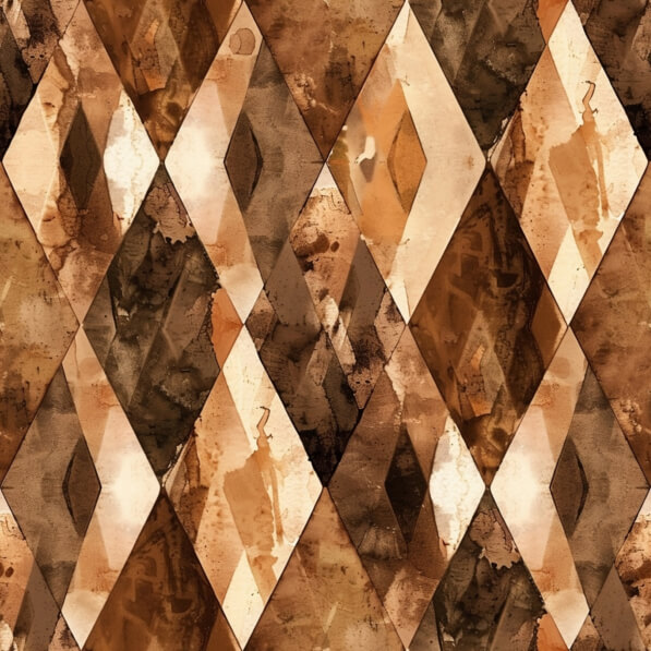 Download Brown and Beige Abstract Pattern with Diamonds Patterns Online ...