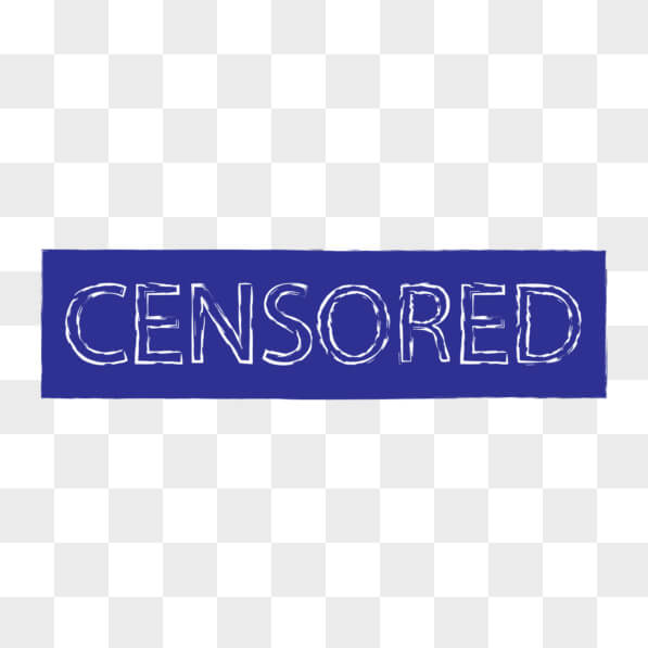 Download Blue Censored Sign and People Holding Speech and Democracy ...