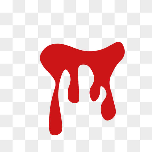 Download Red Dripping Liquid on White Background PNGs Online - Creative ...