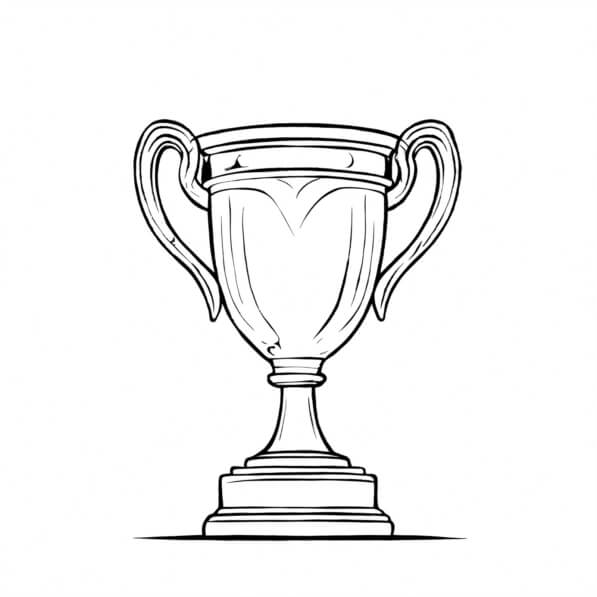 Scarica Disegno di una Coppa Rovesciata Pagine da colorare Online ...