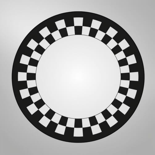 Download Black and White Checkered Circle Frame Backgrounds Online ...