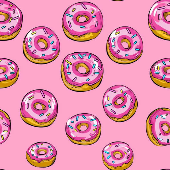 Download Assorted Pink Donuts with Sprinkles Patterns Online - Creative ...
