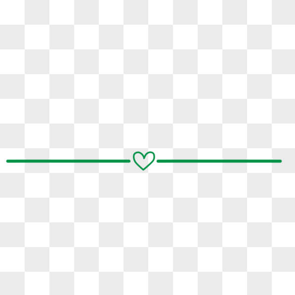 Download Symbolische Groene Lijn met Hart PNGs online op Creative Fabrica