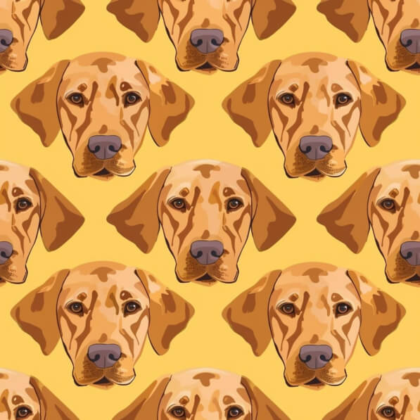Download Seamless Labrador Dog Pattern Patterns Online - Creative Fabrica