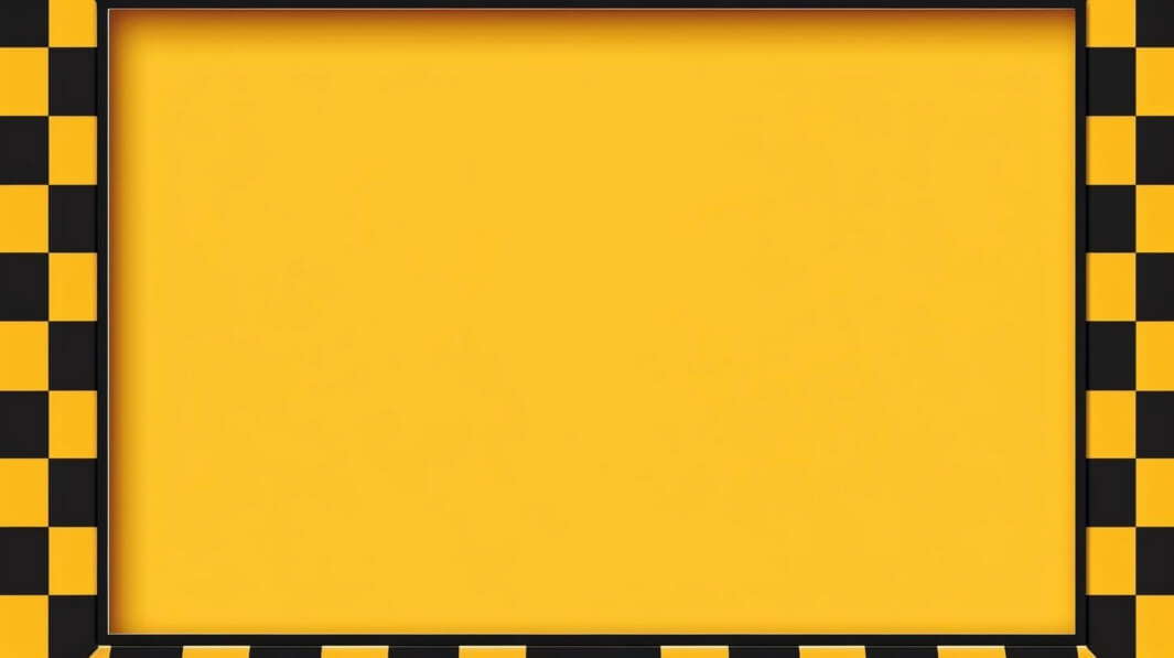 Descarga Marco cuadrado amarillo con patrón de damero Fondos En Línea ...