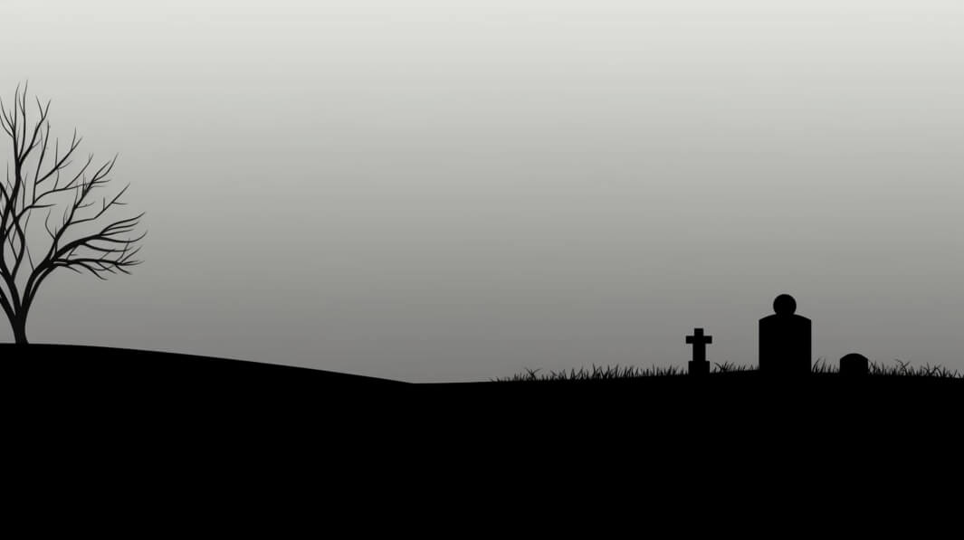 Download Spooky Graveyard with Tombstones and Trees Backgrounds Online ...