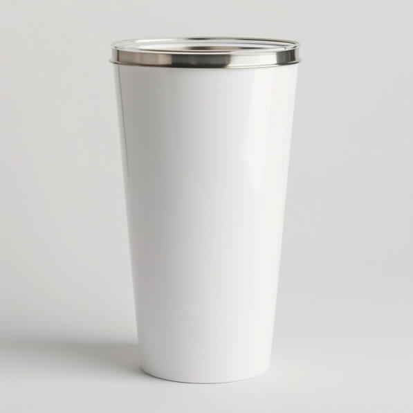 Download White Travel Mug with Silver Lid Mockups Online - Creative Fabrica