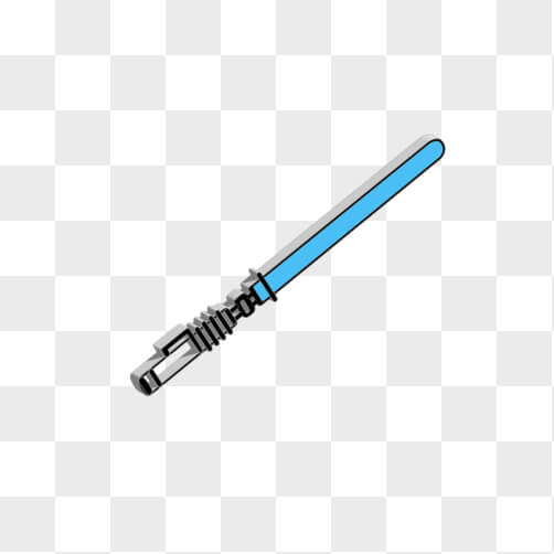 Download Blue Star Wars Lightsaber PNGs Online - Creative Fabrica