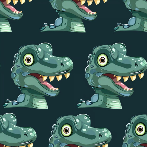 Download Green Crocodile Heads Seamless Pattern Patterns Online ...