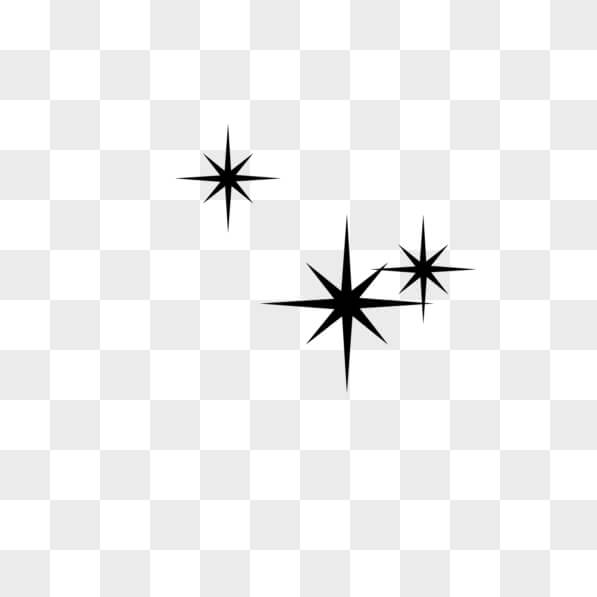 Scarica Tre stelle nello spazio PNGs Online - Creative Fabrica