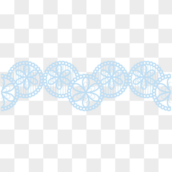 Download Stylish Blue Lace Design on Black Background PNGs Online ...