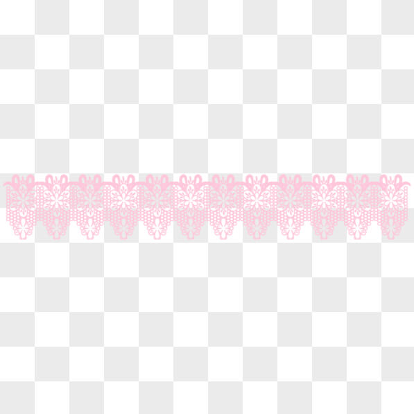 Download Black Background with Pink Lace Border PNGs Online - Creative ...