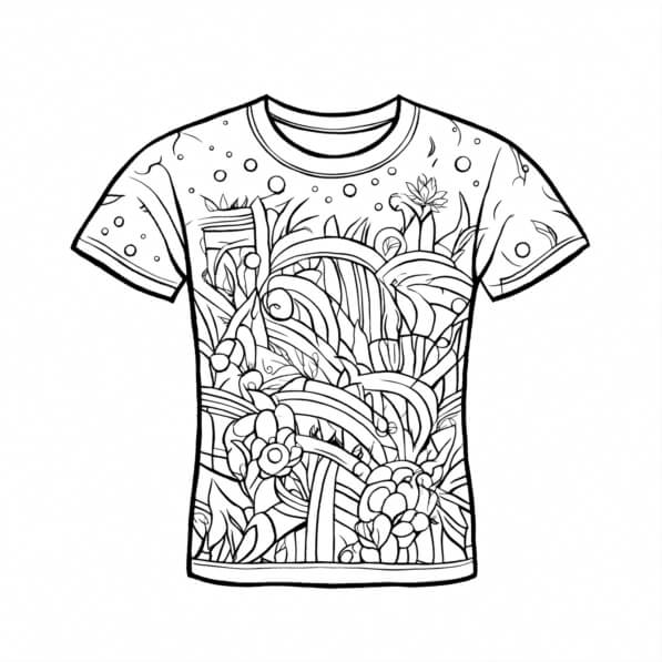 Free T Shirt Coloring pages - Download Printable T Shirt Coloring ...