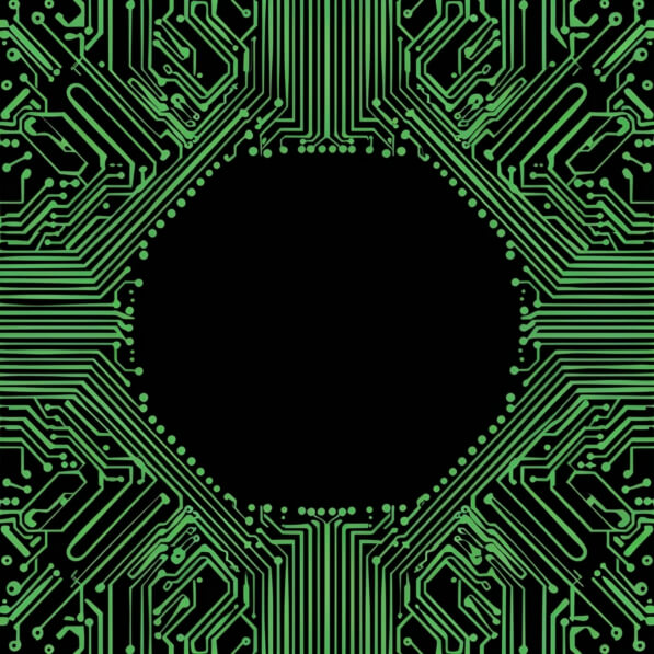 Download Groene printplaat achtergrond met octagon Achtergronden online ...