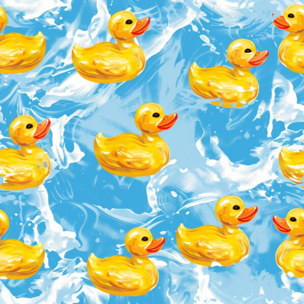 Download Colorful Rubber Duck Pattern Patterns Online - Creative Fabrica