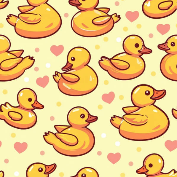 Download Seamless Yellow Duck Pattern Patterns Online - Creative Fabrica
