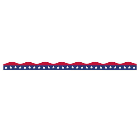 Descarga Borde rojo, blanco y azul con texto 'Bandera Americana Bordes ...