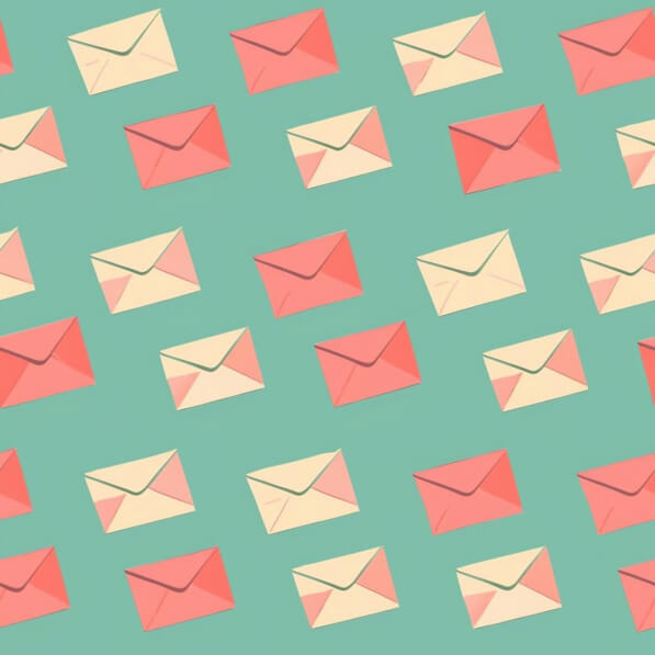 Descarga Patrón sin costuras de sobres Patrones En Línea - Creative Fabrica