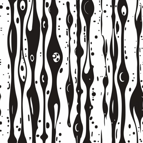 Download Black and White Seamless Pattern with Drips of Liquid on the ...